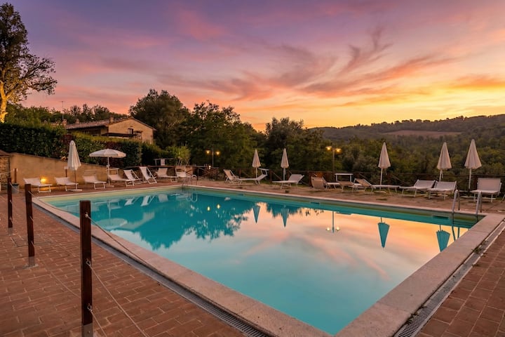Tuscan Apt Near San Gimignano With Pool And Garden - San Gimignano