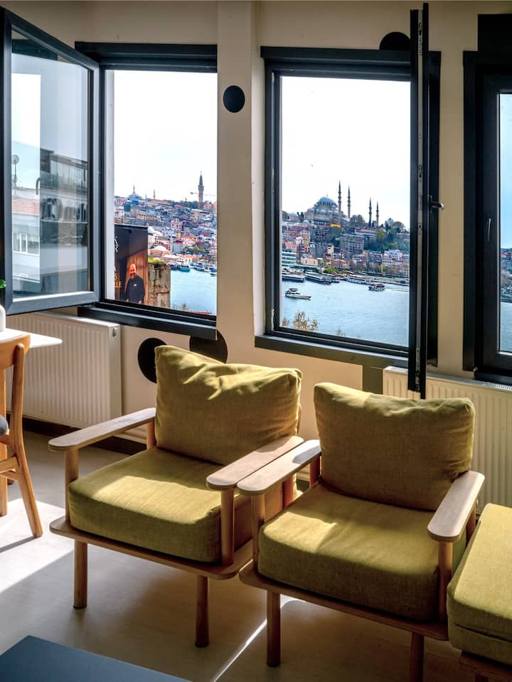Stunning Sea View, Karaköy, 4 Br, 5ac, Lift - Istanbul