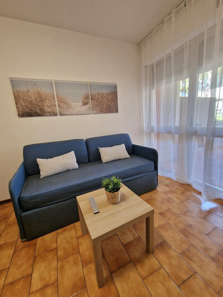 Apartment Auriga – 60m²: Garten, Terrasse & Garage - Bibione