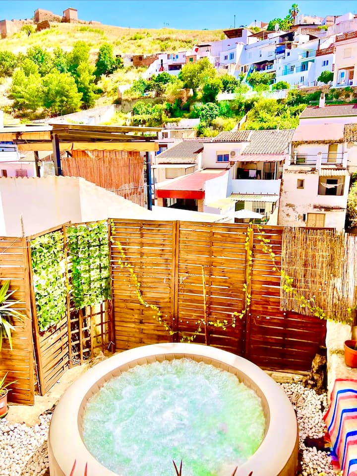Castle Hill House:relax With Jacuzzi Castle View - Álora