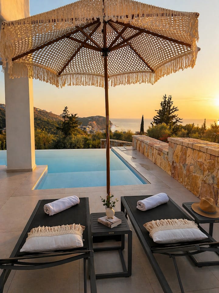 Vala Residence | Sunset, Pool & Pure Relax - Himarë