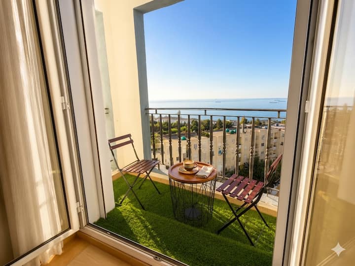 F3 Moderne Vue Mer Sublime-akid Lotfi/wifi/confort - Oran
