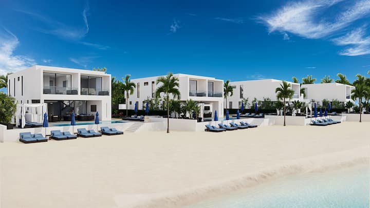 New -Aqua Blu Beach Villa -Oceanfront Paradise - Bahamas