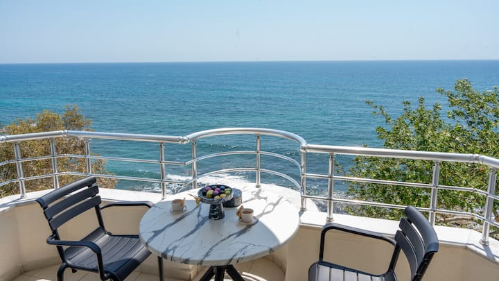 Denize 5m Havuzlu Lüks 1+1 Otel Konforunda - Okurcalar