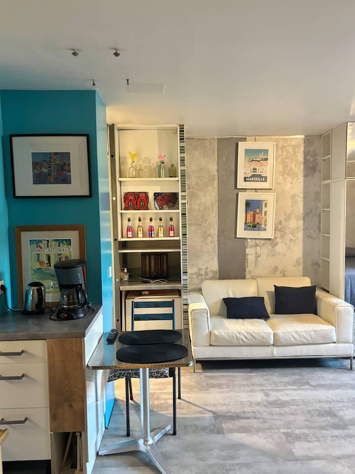Studio Centre | Port & Lices à Pied | Parking - Saint-Tropez