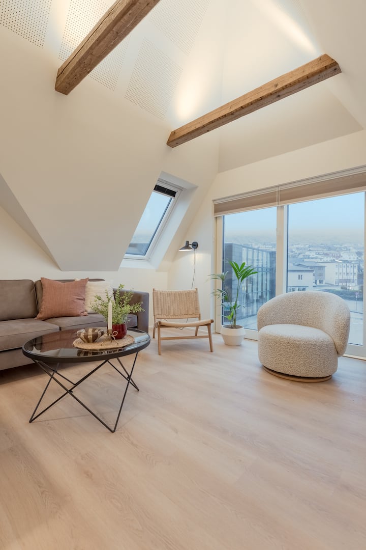 Akursljós · Penthouse Apartment · Panoramic Views - Îles Féroé