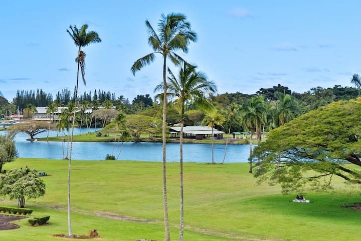 Hilo Lagoon Studio - A/c, Wi-fi, Pool, Park Views! - Hilo, HI