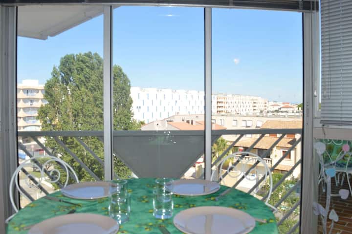 Appt 2 Pièces  4 Couchages Climatisé Le Grau Du Ro - Le Grau-du-Roi