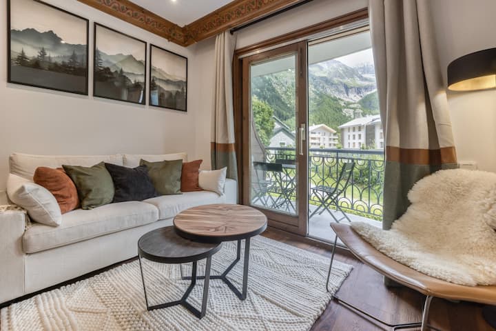 Apart 5 People | Parking | Balconies | View - Vallorcine