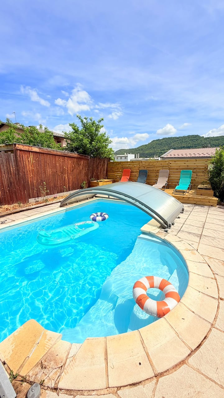 Villa Gap 8p : Piscine Chauffée & Vue Montagne - Gap