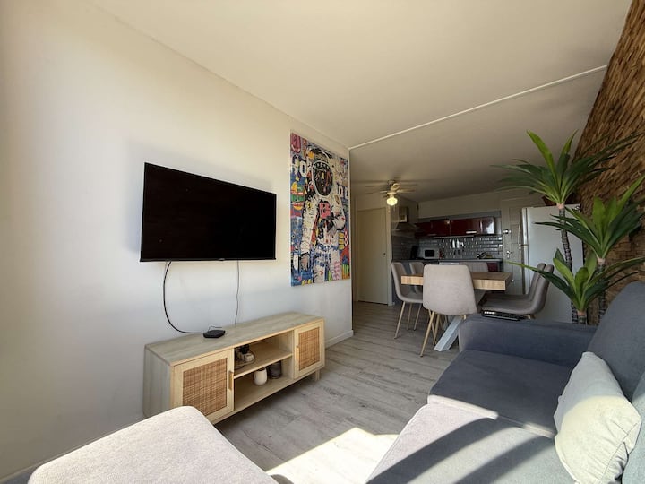 Front De Mer : Mas De La Mer Appt 4 Pax Central - Saint-Cyprien Plage