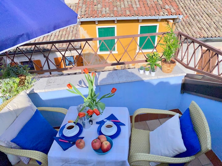 Mansarda Con Terrazzo Privato A 50 Mt Dal Lago - Garda
