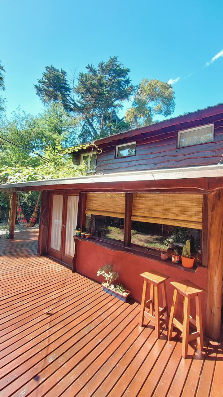 Amplia Cabaña Artesanal En Bosque Peralta Ramos - Mar del Plata