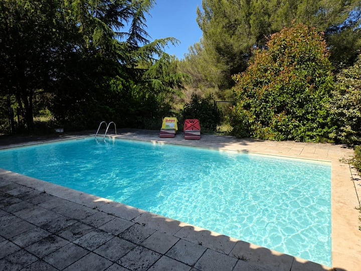 Maison De Vacances Au Calme, Piscine, Plage à Pied - Le Pradet