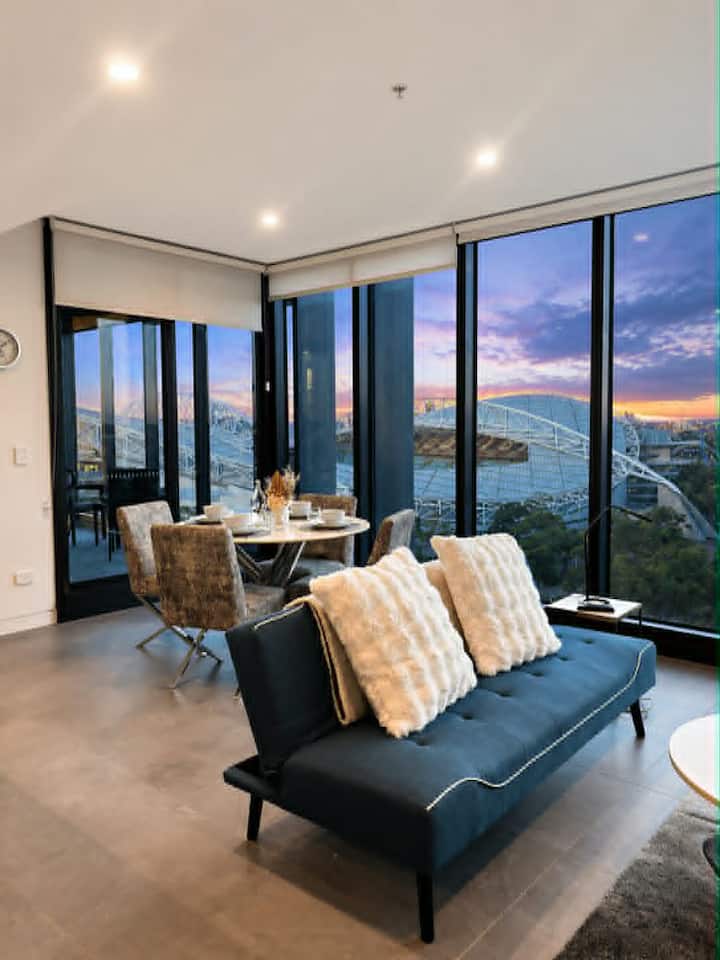 2br Modern Skyline Apt: Pool, Gym, Free Parking - 파라마타