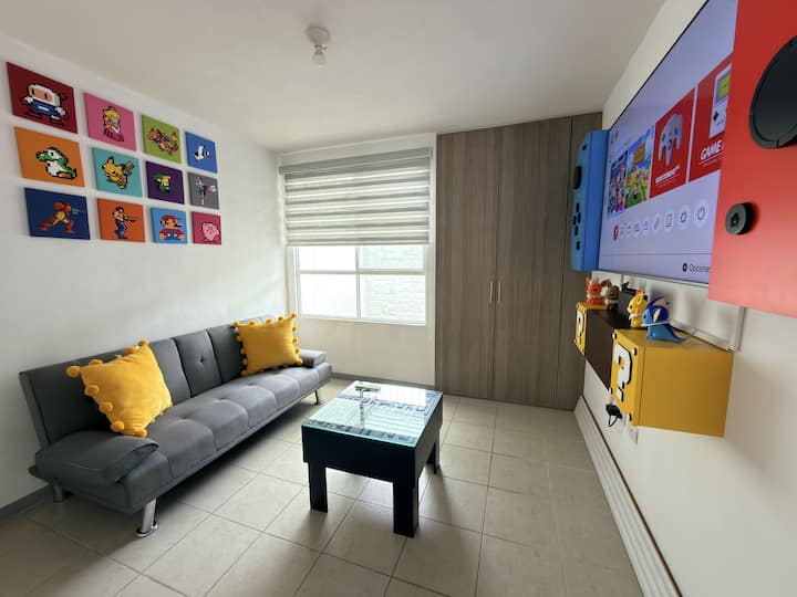 Vibrante Casa Pop Art Con Zona Gamer - Xalapa