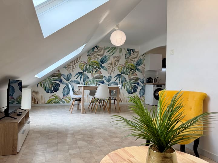 Nid Douillet Sous Les Toits | Déco Soignée T2 - La Roche-sur-Yon