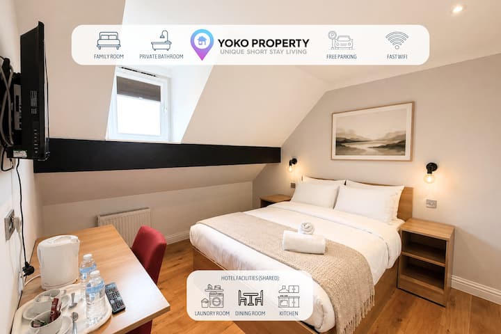Family Room With Private Bathroom • Free Parking - Leicester