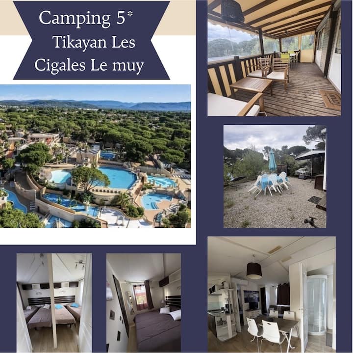 Mobil Home Camping Tikayan Les Cigales Le Muy - Vidauban