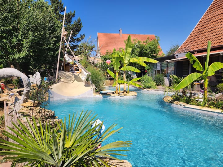 Roxy's Villa Avec Piscine Chauffée Exclusive - Alsace