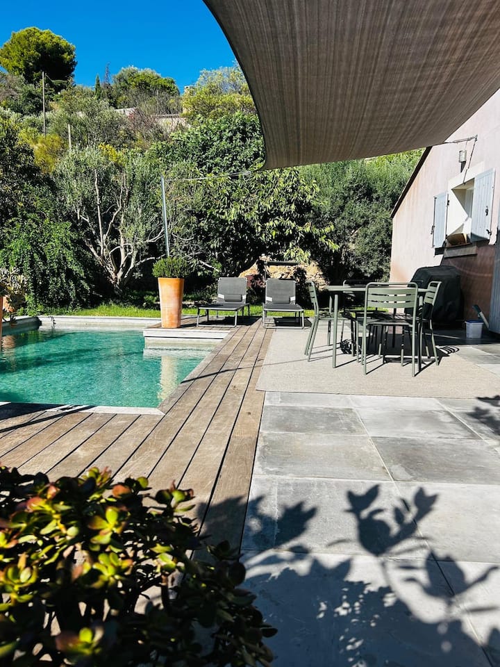 Villa Privée Avec Piscine Et Jardin - Ollioules