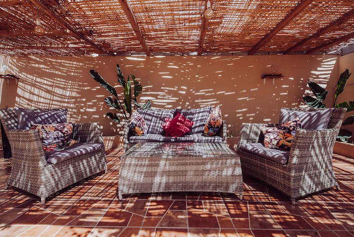 Luxury Lagoon Villa With Private Garden - Dakhla