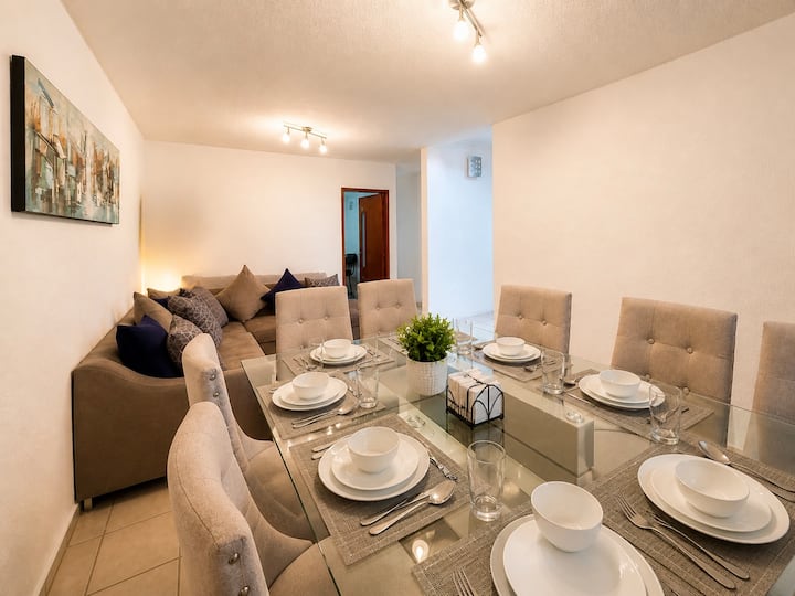 House For Up To 15 Guests, 5 Min From The Stadiums - Puebla