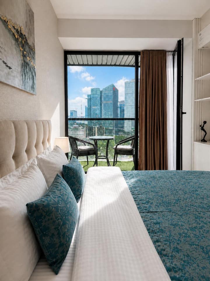 Студия 15 этаж | Панорама Tashkent City | U-tower - Uzbekistan
