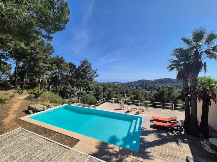 Maison D’architecte, Piscine Et Vue Mer - Bandol
