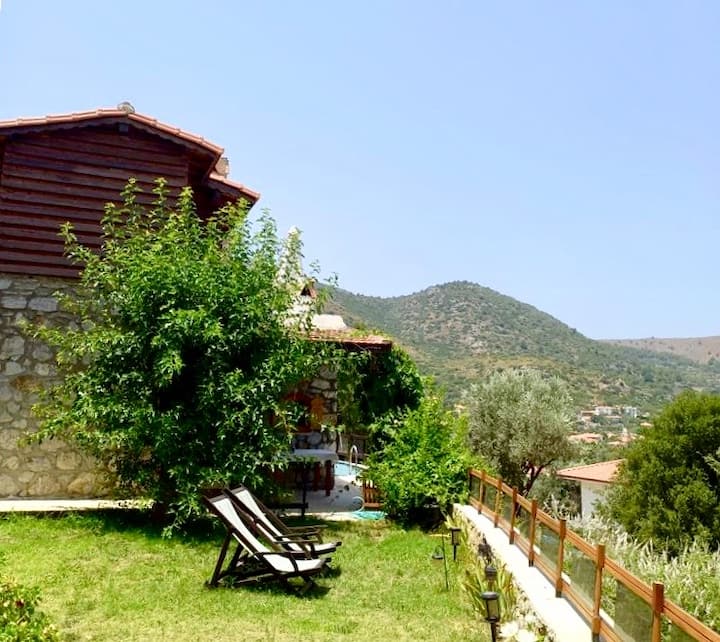 V.m. Unique Stone Villa 1st Floor Pool & Sea View - Selimiye