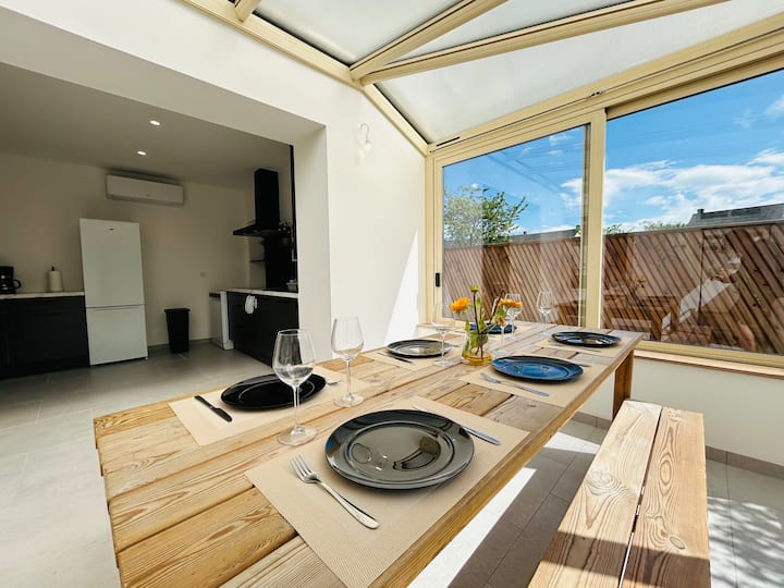 Casa Grande Angevine Maison Avec Confort & Jardin - Angers