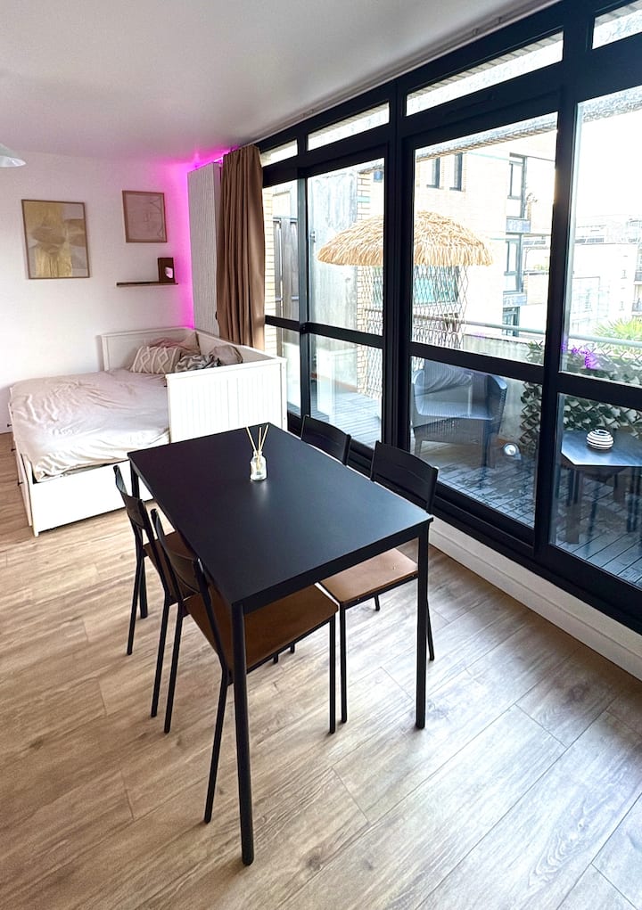 Grand Studio Proche Rer A Et Disney - Champs-sur-Marne