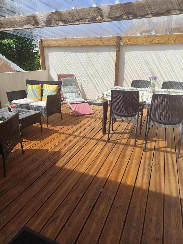 Appartement T2-centre Ville-terrasse Extérieure - Questembert