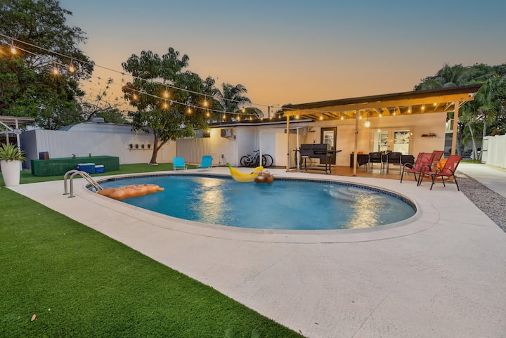 Pool - Bbq - Near World Cup Stadium - 8ppl - Miramar, FL