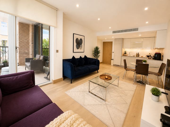 Modern 1bed Flat With Balcony Near Paddington Stn - Marylebone