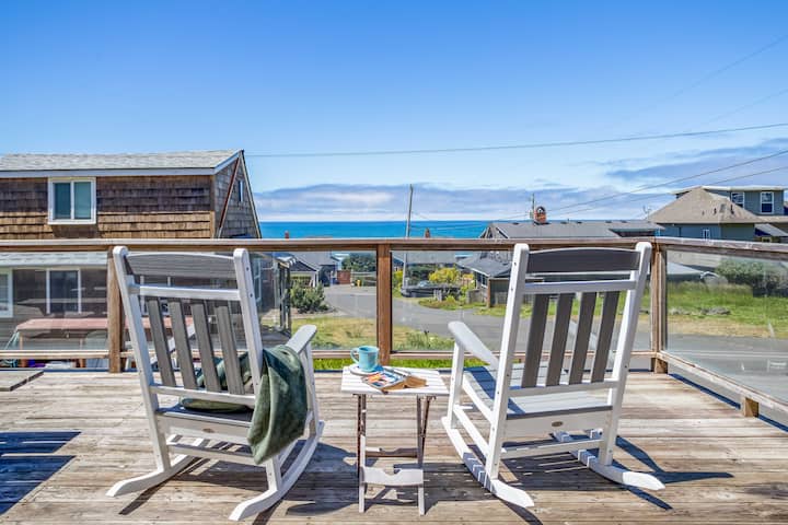 Ocean View-large Deck-chandler Beach House - Neskowin, OR