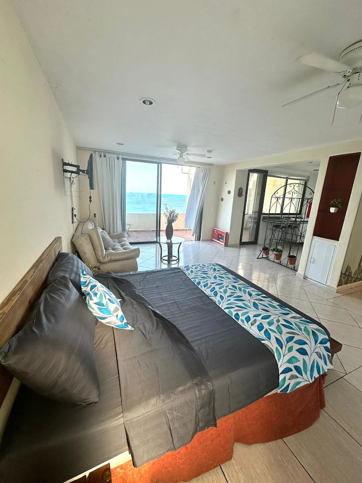 Lugar Como Ninguno Con Vista Al Mar Cómodo - Isla Mujeres