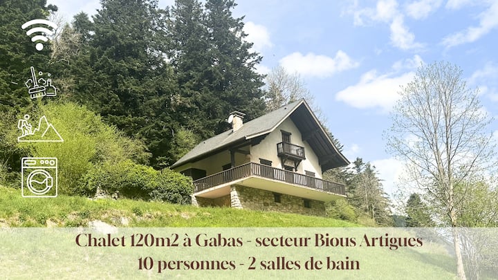 Chalet 10 Personnes Gabas - Proche Bious Artigues - Station d'Artouste