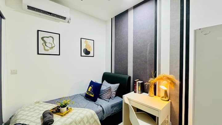 #H4 Solo Traveller 200m Mrt~ Shared Apartment - Territoire fédéral de Kuala Lumpur