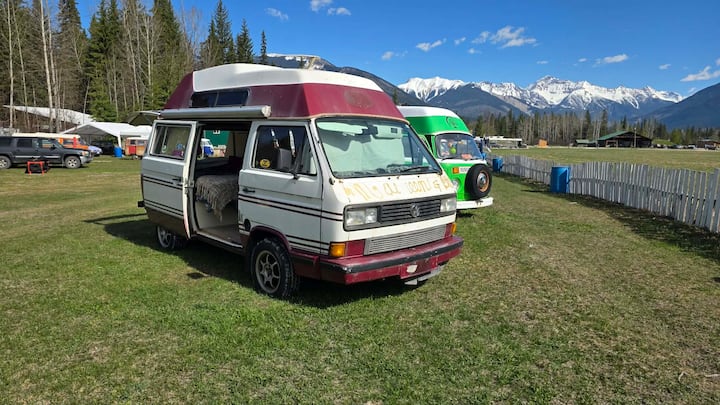 Camping In The Woods Maureen’s Bougie Bus - Golden