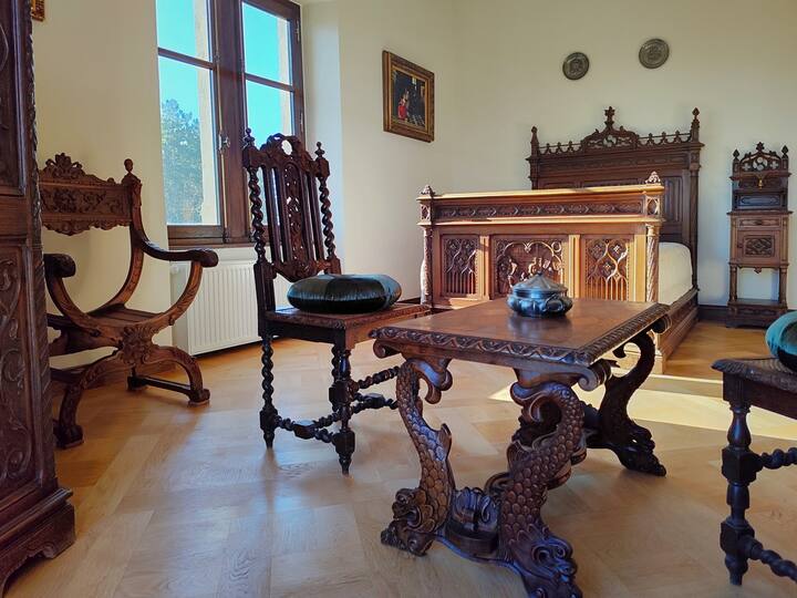 Chambre Gothique Au Château Des Bérangers - Gannat