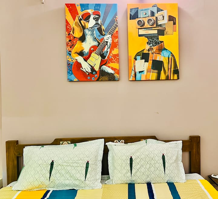Portuguese Spacious Studio|near Beach|north|anjuna - India