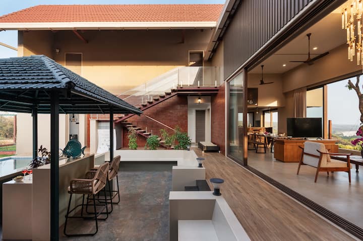 4bhk Sea & Forest View Villa | Near Ganpatipule - Ganpatipule