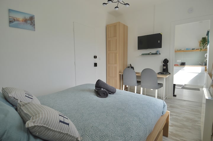 Le Nid Calme, Studio Cosy En Bord De Mer - Luc-sur-Mer