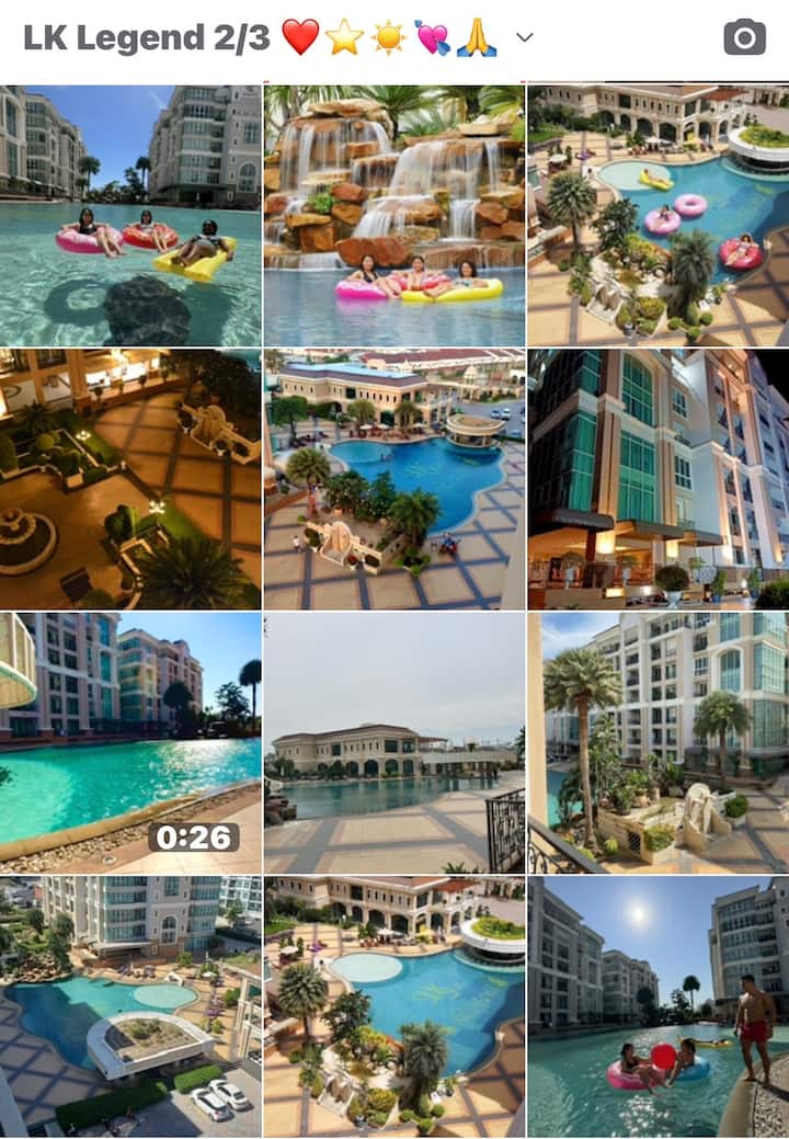 2 Bedroom/3 Baths 125 Sqm @Lklegend Resort Pattaya - Thailand