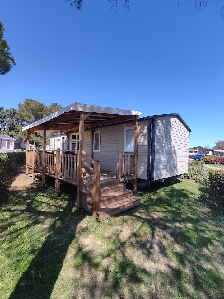 Bungalow Neuf 6-8 Pers Camping 4* Le Lac Des Rêves - Palavas-les-Flots
