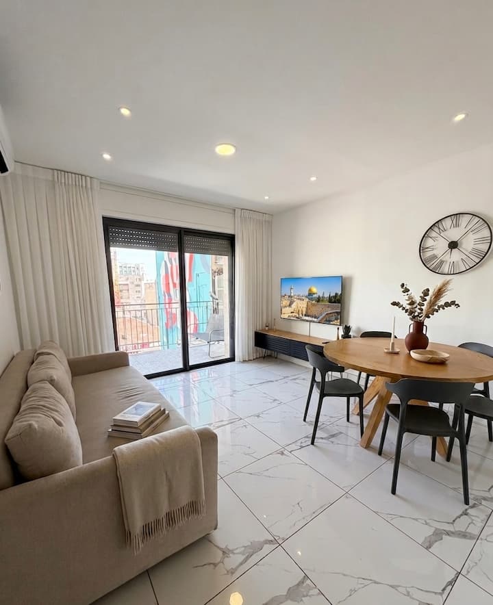 Downtown Jlm 2-bed Apt In Prime Location - Jérusalem