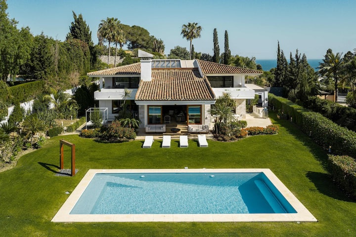 Villa Las Chapas  Pool Garden Sea Mountain Views - Marbella