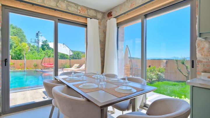 Villa Tlosia I ÖZel Havuzlu Lüks Taş Villa Konak - Turquie
