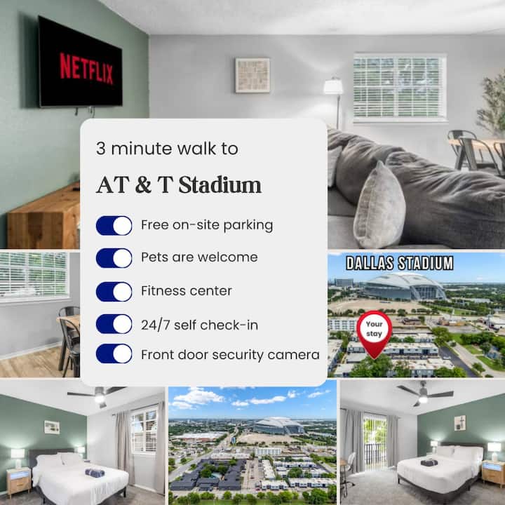 2br | At&t, Globe Life & Texas Live + Parking - Arlington, TX